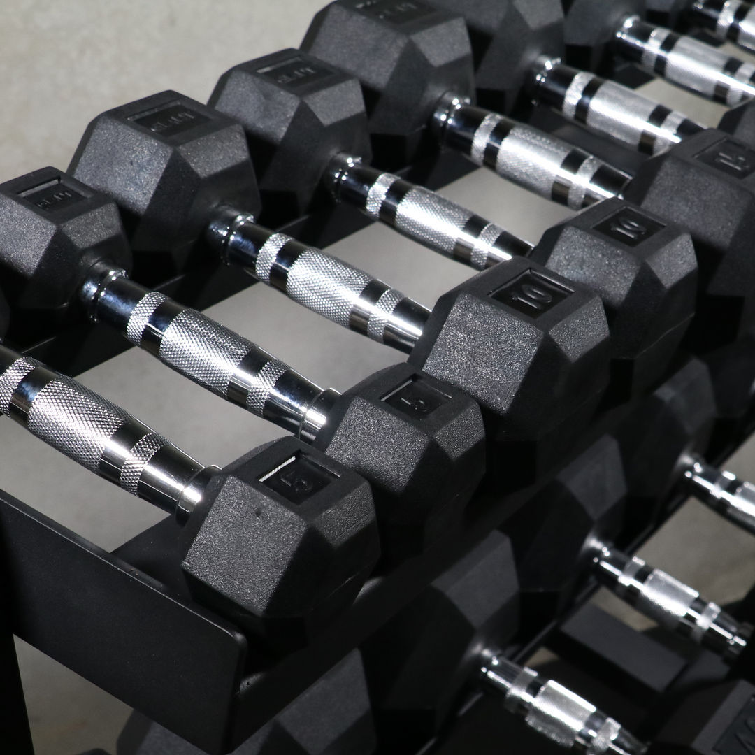 GIANT Rubber Hex Dumbbell Sets - Ergonomic – Giant Lifting