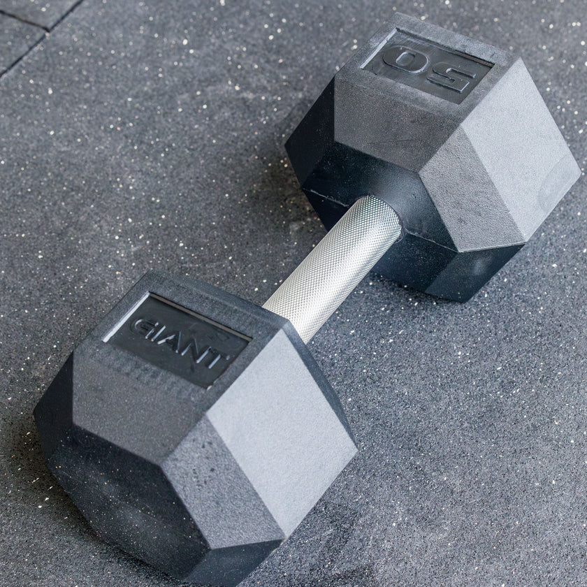 GIANT Rubber Hex Dumbbell Pairs - Straight – Giant Lifting