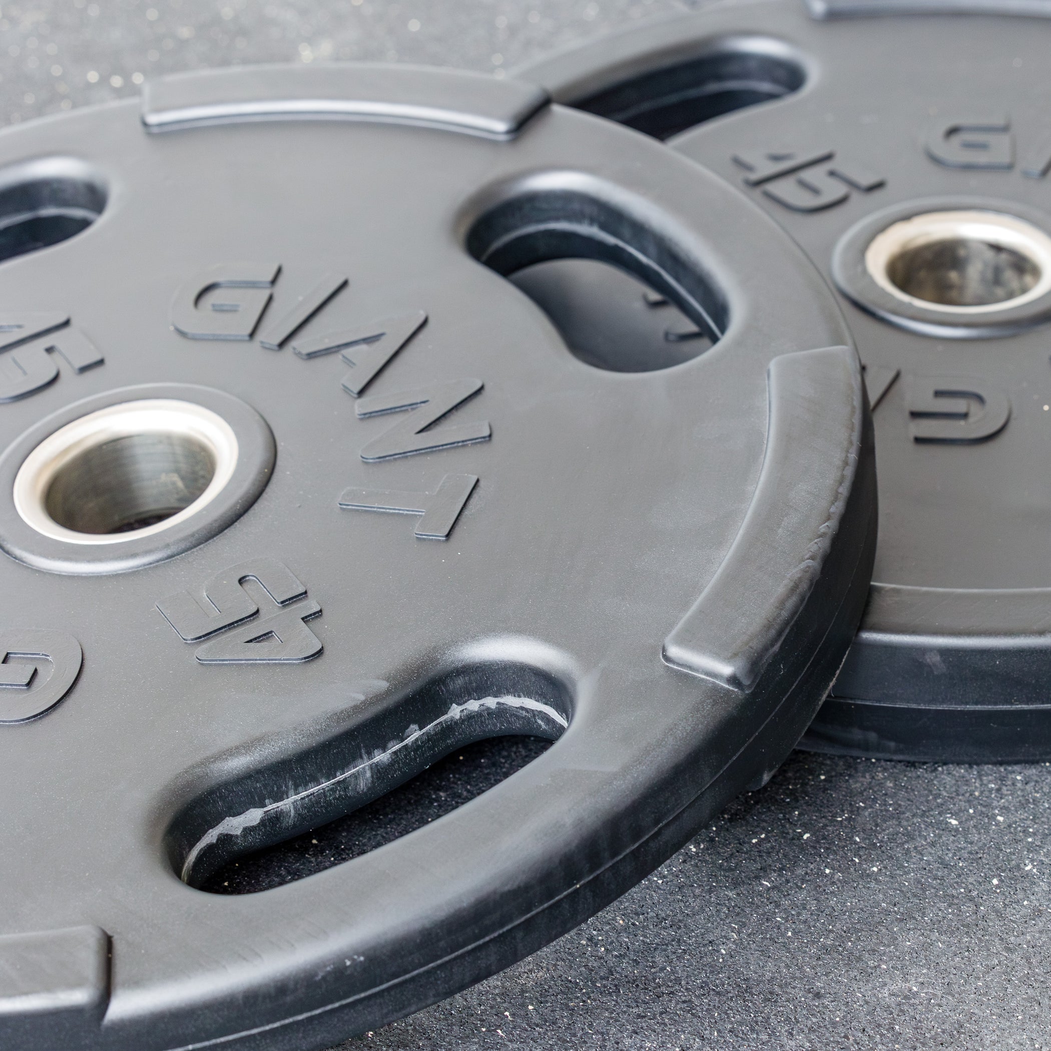 GIANT Rubber Grip Olympic Plates – Giant Lifting