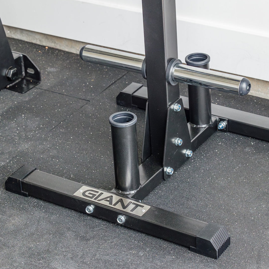 GIANT Bumper Plate Tree w/ Bar Storage – Giant Lifting