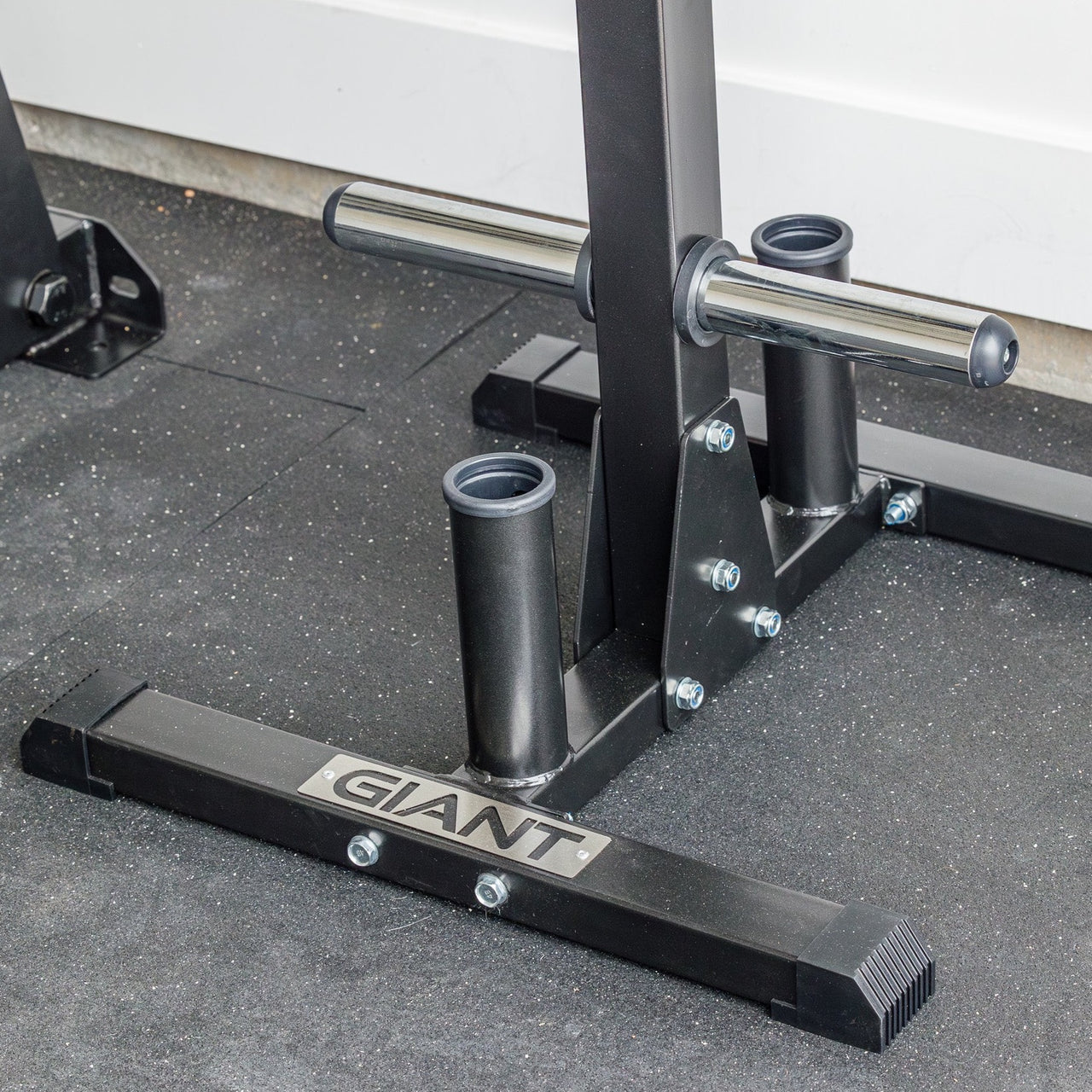 GIANT Bumper Plate Tree w/ Bar Storage – Giant Lifting