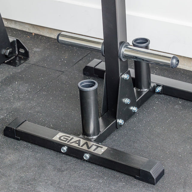 GIANT Bumper Plate Tree w/ Bar Storage – Giant Lifting
