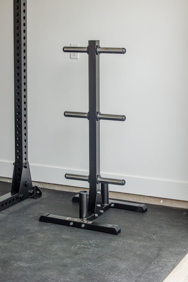 GIANT Bumper Plate Tree w/ Bar Storage – Giant Lifting