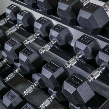 GIANT Rubber Hex Dumbbell Sets - Ergonomic – Giant Lifting